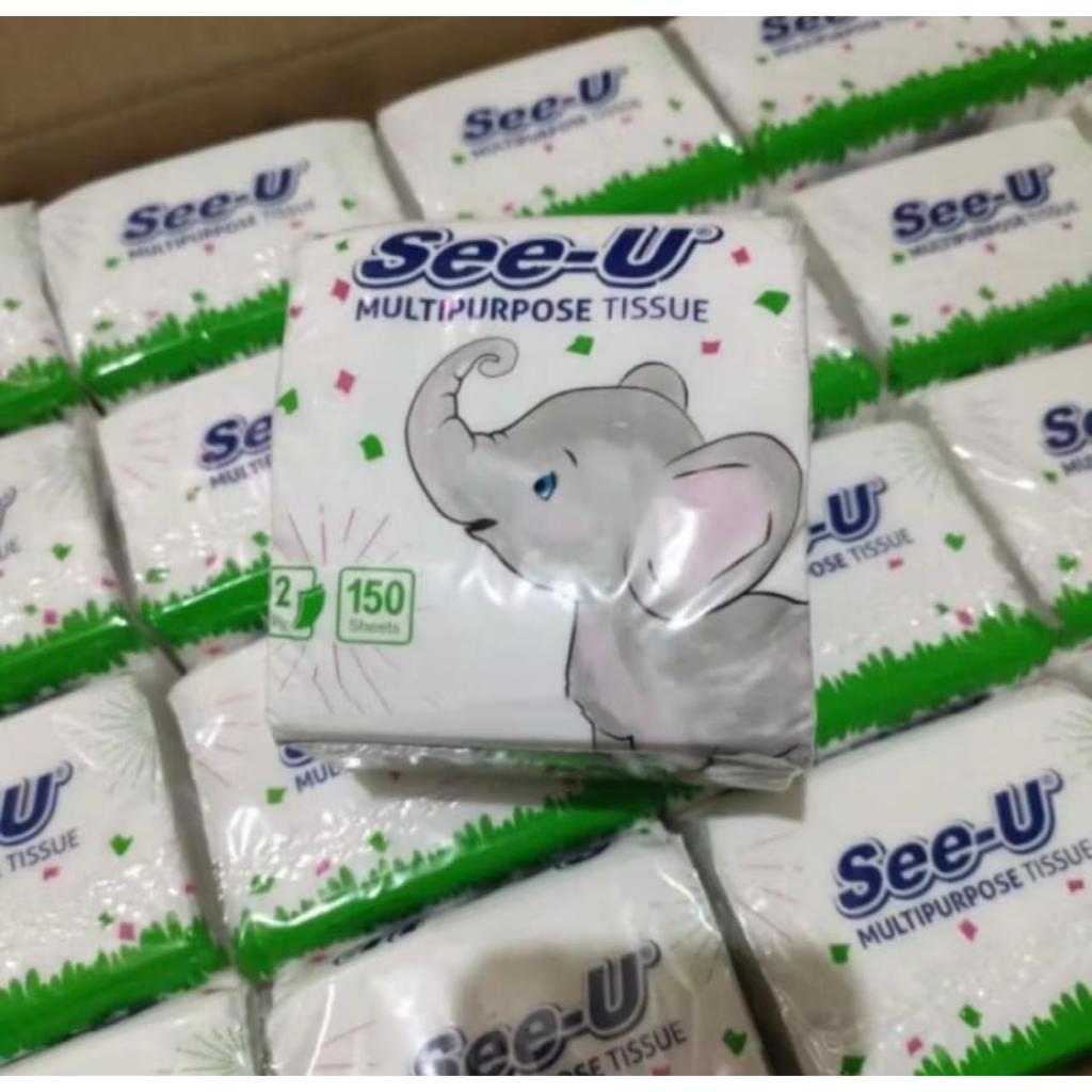 Jual PAKET TISU SEE U POP UP 12 PCS - TISSU SEE-U MULTIPURPOSE | Shopee ...