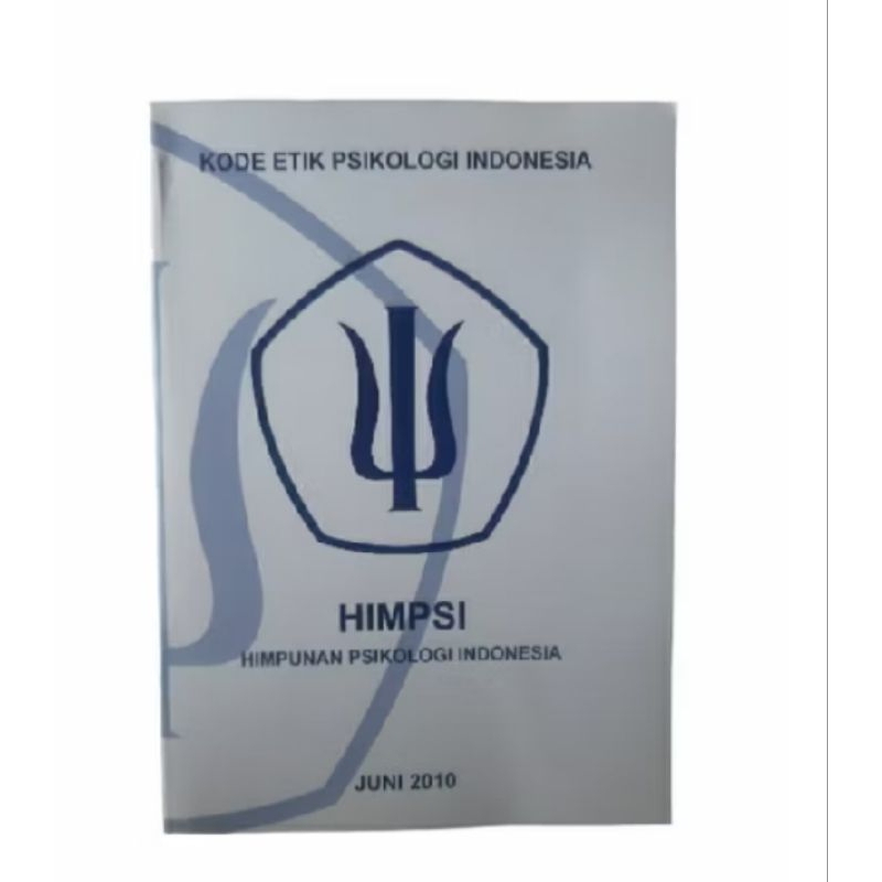 Jual Kode Etik Psikologi Indonesia HIMPSI | Shopee Indonesia