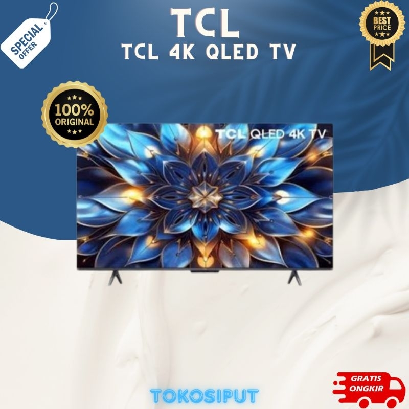 Jual TCL 43C61B 43 inch 4K QLED Pro Google TV T Screen Pro Dolby Vision ...