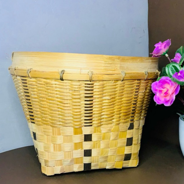 Jual Kranjang Bambu Traditional/ Senik Bambu/ Rinjeng Kecil Unik ...