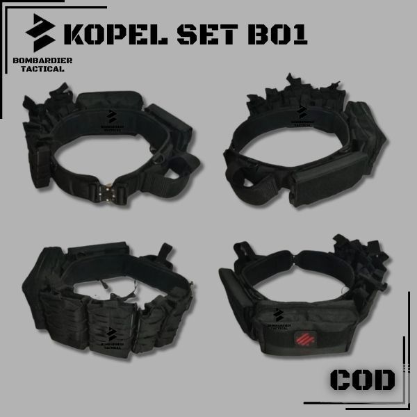 Jual TERMURAH IKAT PINGGANG PRIA KOPEL / KOPEL SET TACTICAL / KOPEL SET ...