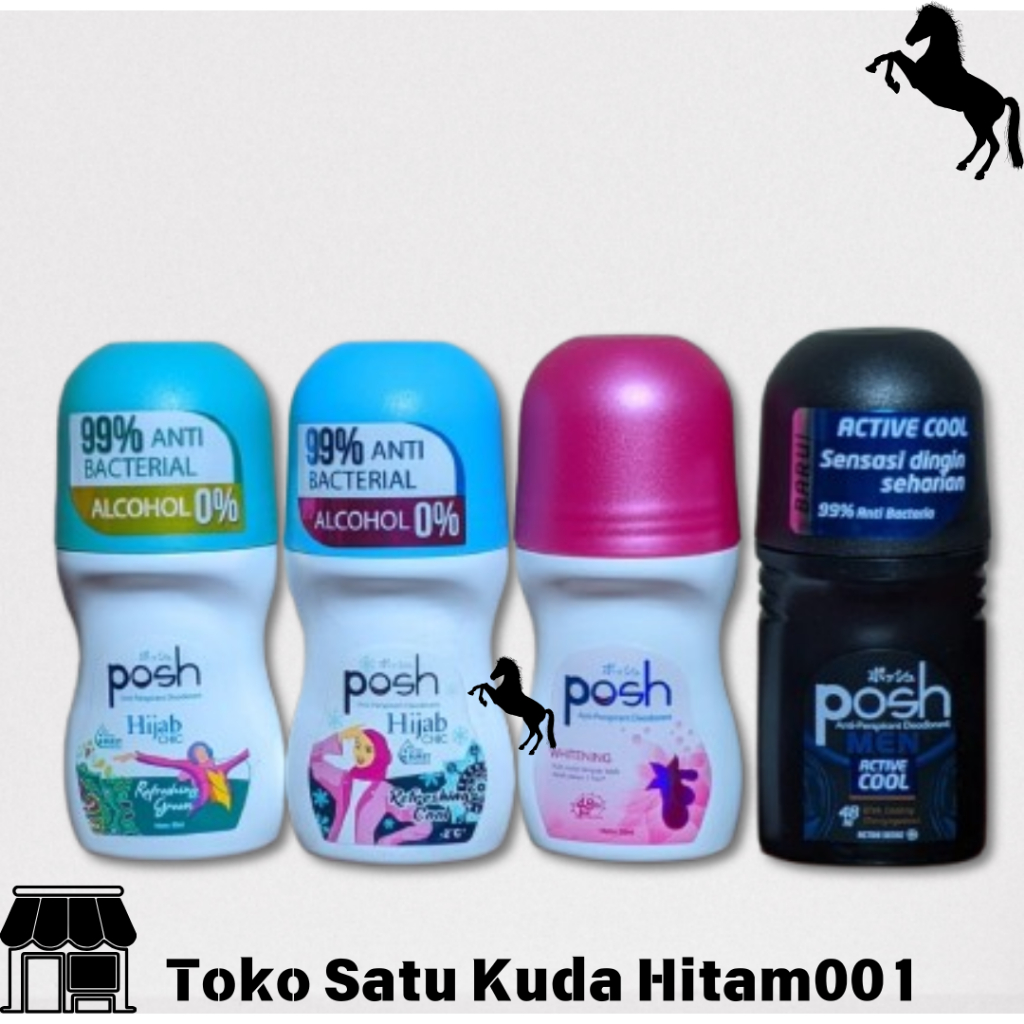 Jual Deodorant Posh Roll On 50 ml | Shopee Indonesia