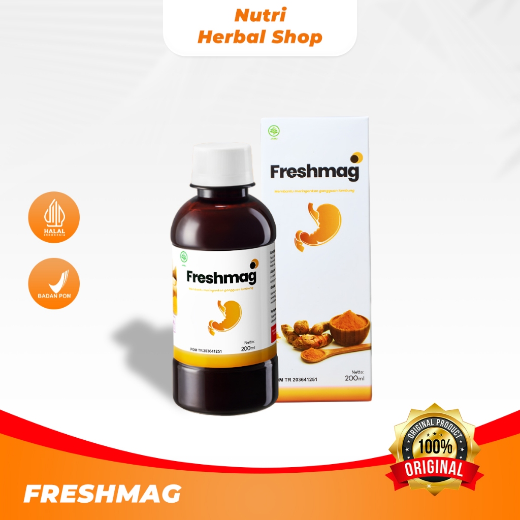 Jual FRESHMAG 250ml Herbal Madu Hutan & Kunyit Efektif Menjaga ...