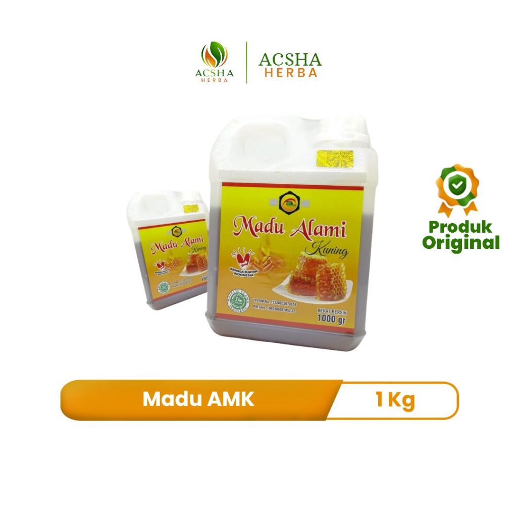 Jual AMK Madu Kuning Alami 1kg | Shopee Indonesia