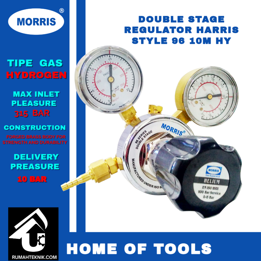 Jual MORRIS REGULATOR HARRIS STYLE HYDROGEN 98 -10M - HY/ GAS REGULATOR ...