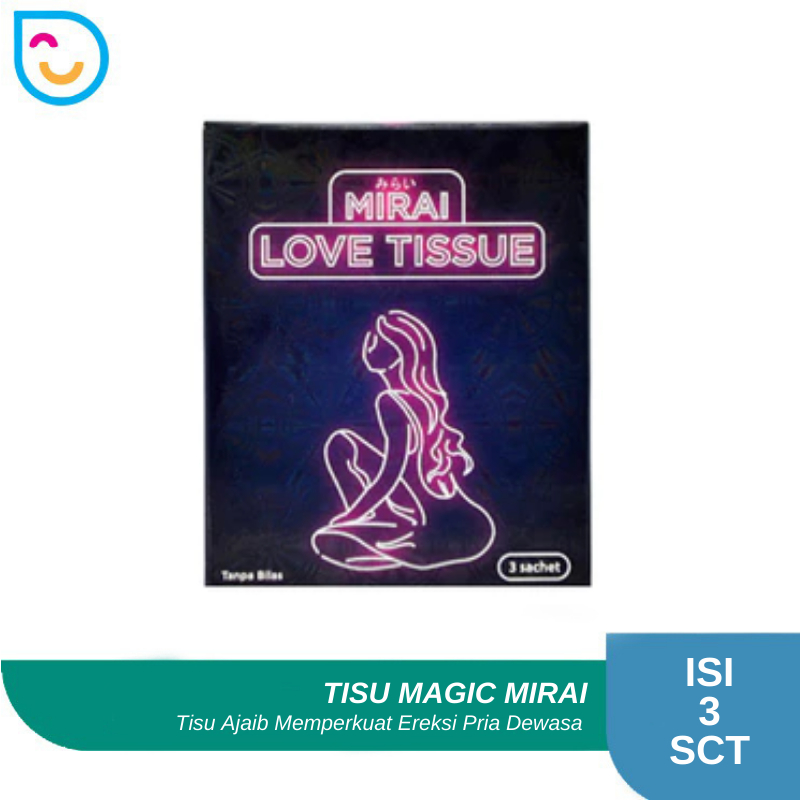 Jual Tisu Magic Mirai Love Tissue Magic 3 Sachet | Shopee Indonesia