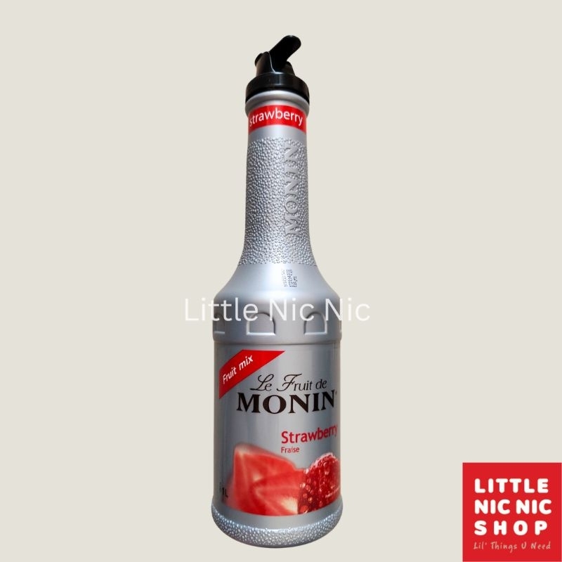 Jual Monin Strawberry Fruit Mix - 1 lt - LE FRUIT DE MONIN STRAWBERRY ...