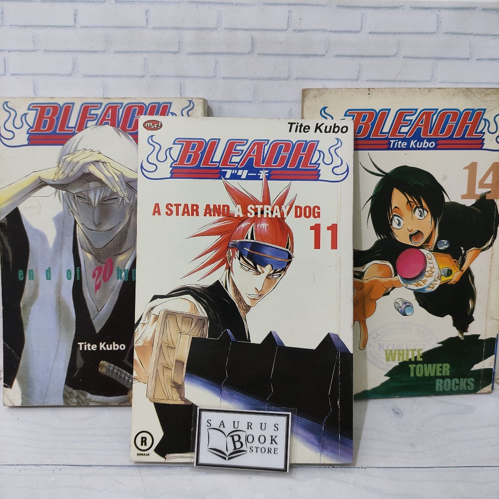 Jual (ORIGINAL) Komik Bleach Volume 11, 14, 20 - Tite Kubo (Cabutan ...