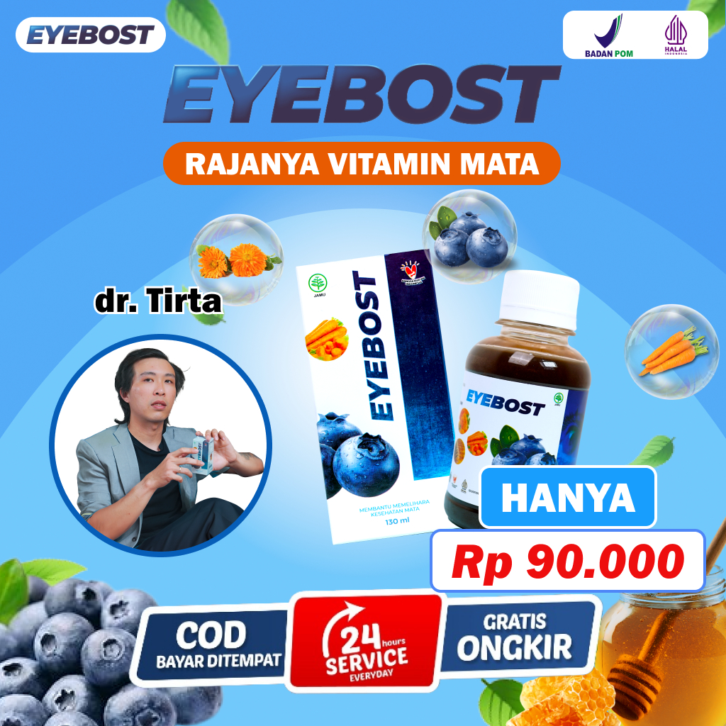 Jual [PROMO SPESIAL] EYEBOST VITAMIN HERBAL Solusi Mata Minus Katarak ...