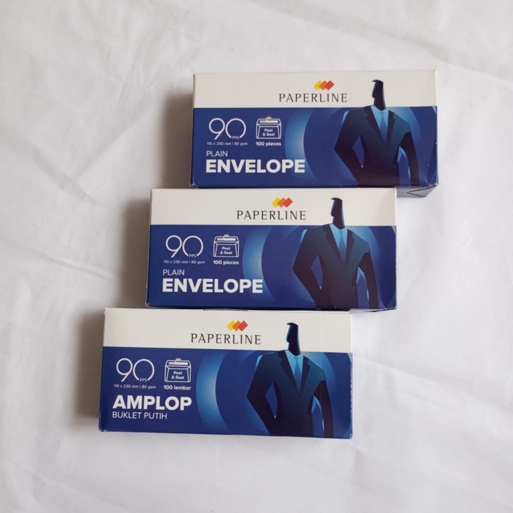 Jual Amplop Paperline 90 PPS - Amplop Polos Besar isi 100 lembar ...
