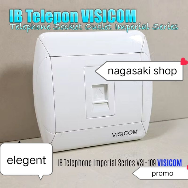 Jual IB Telephone Socket Outlet Imperial Series / IB telephone | Shopee Indonesia
