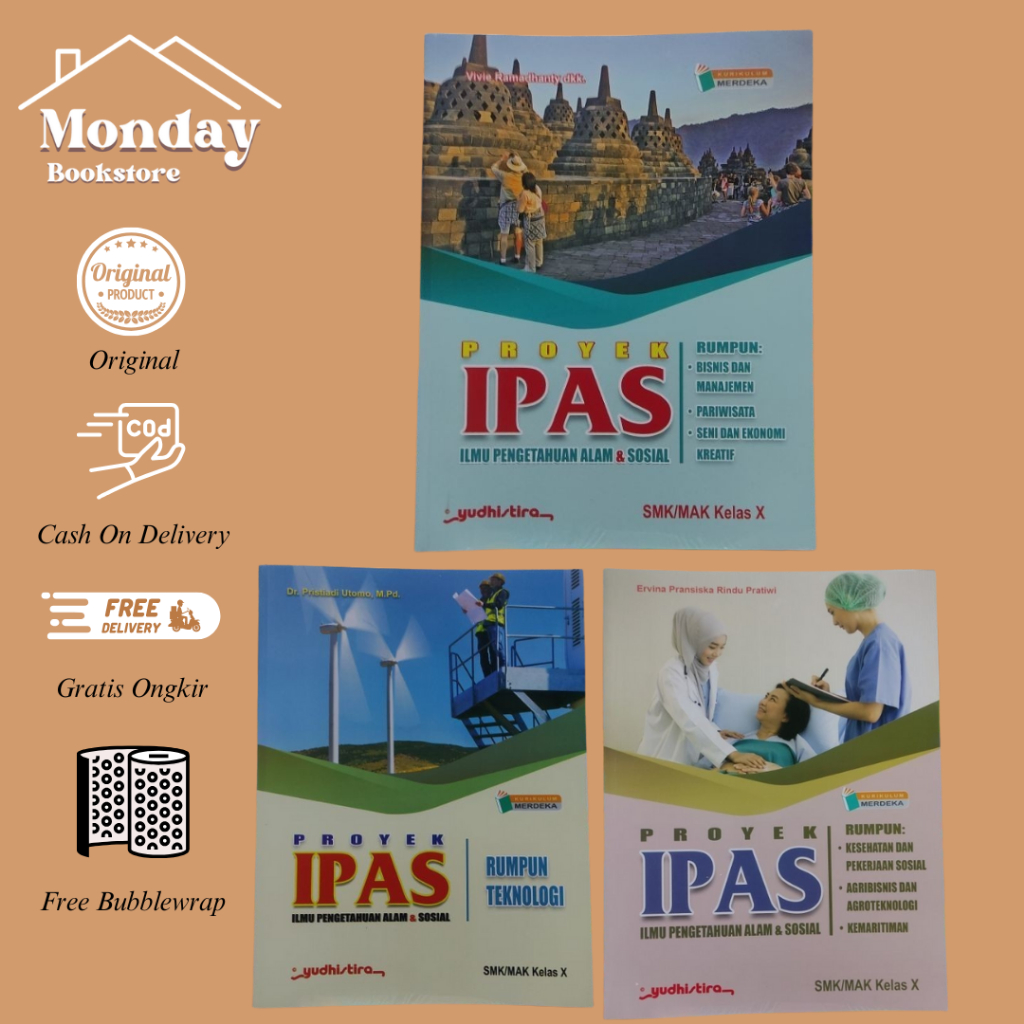 Jual YUDHISTIRA SMK - PROYEK IPAS Kelas X Kurikulum Merdeka | Shopee Indonesia