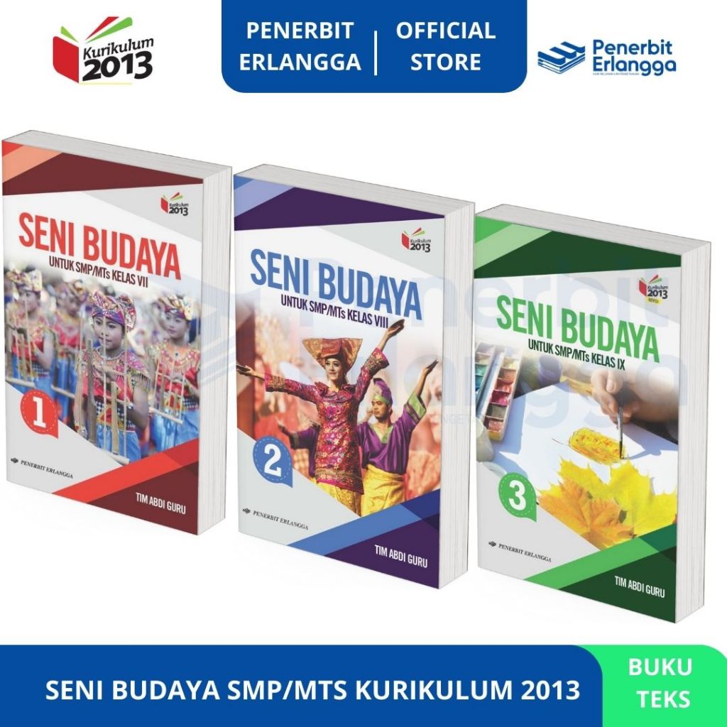 Jual [Erlangga Official] Seni Budaya Smp/Mts Kelas 7 8 9 Kurikulum 2013 | Shopee Indonesia