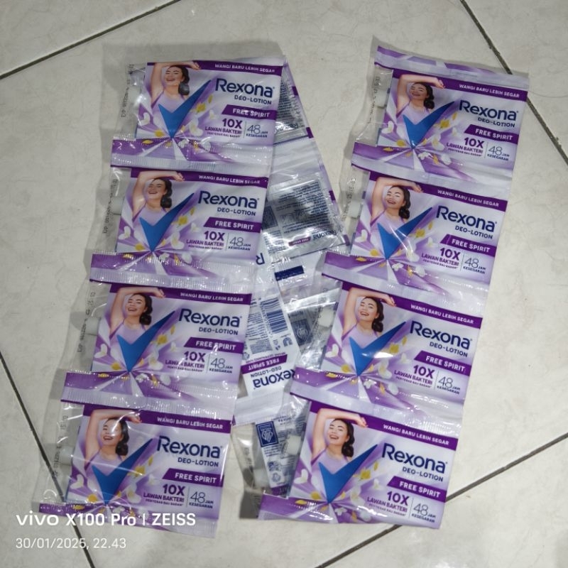 Jual Rexona sachet Free Spirit warna Ungu (1renceng isi 12) | Shopee ...