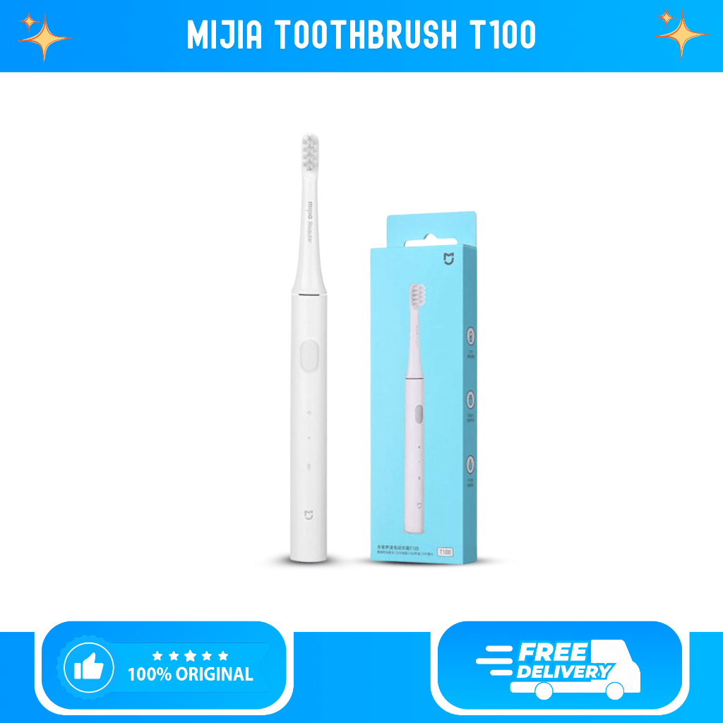 Jual Xiaomi Mijia T100 Sonic Electric Toothbrush Mi Cordless Smart Tooth Brush Colorful USB ...
