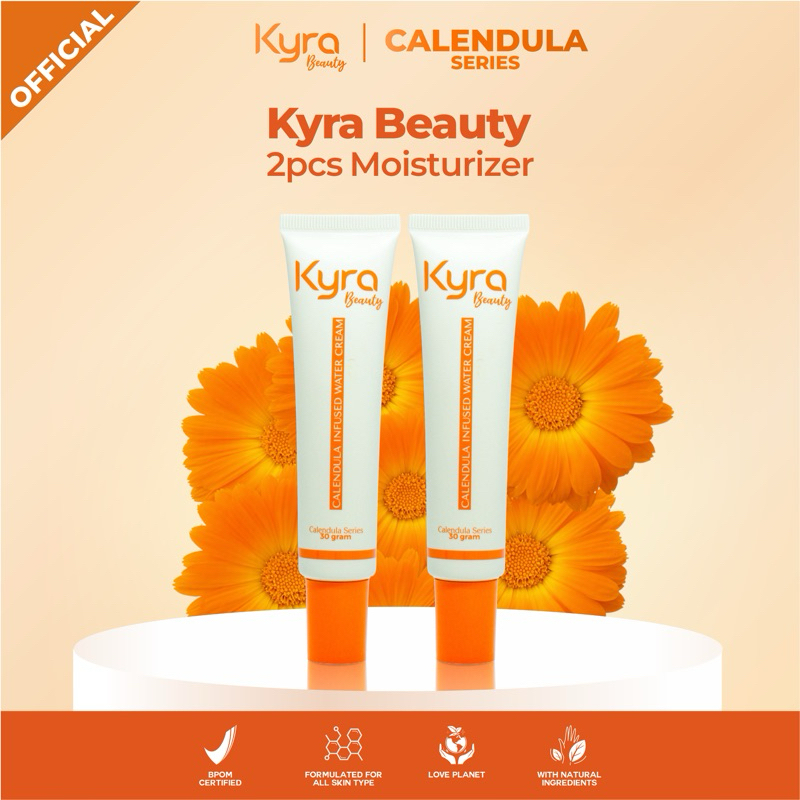 Jual Kyra Beauty - Calendula Infused Water Cream Bundle Package 2pcs ...