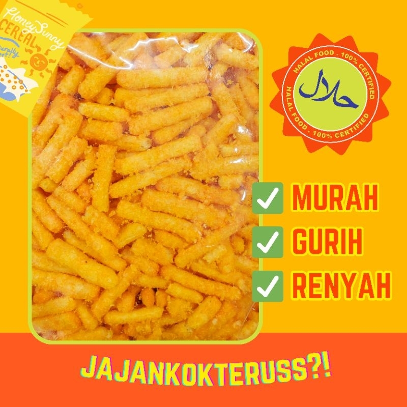 Jual JAJANKOKTERUS Stik Balado Renyah 500gr – Camilan Pedas Manis Khas ...