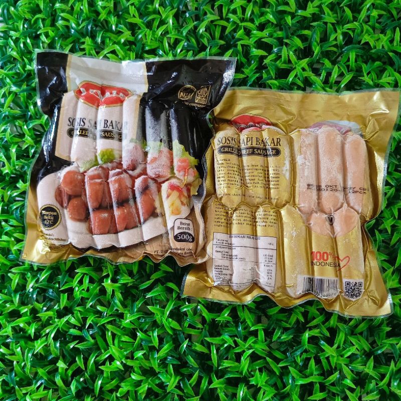 Jual Yona Sosis Sapi Bakar Mini Isi 12 - Berat 500 Gr | Shopee Indonesia