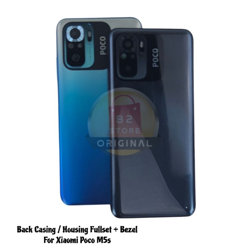Jual BACK CASING - KESING - HOUSING FOR XIOMI POCO M5S BACKDOOR FULLSET ...