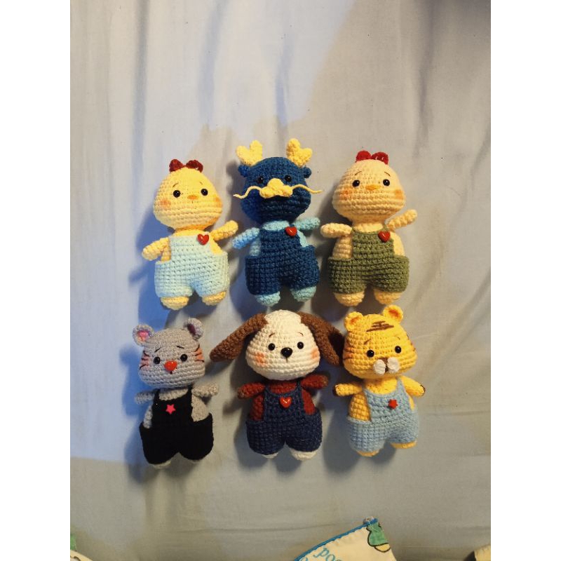 Jual cloudy crochet - crochet animal characters - boneka hewan rajut ...