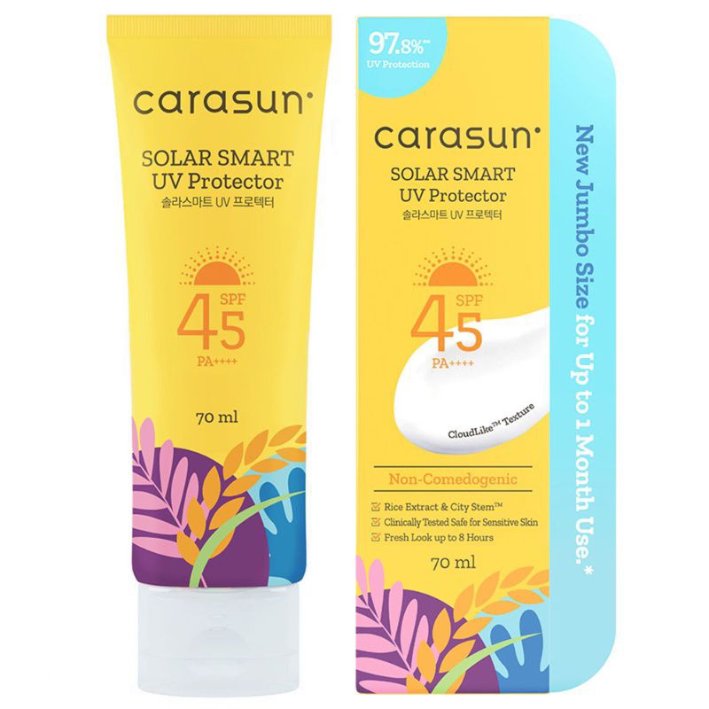 Jual Carasun Solar Smart UV Protector SPF45 PA++++ | Shopee Indonesia