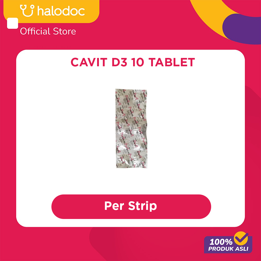 Jual Cavit D3 10 Tablet | Shopee Indonesia
