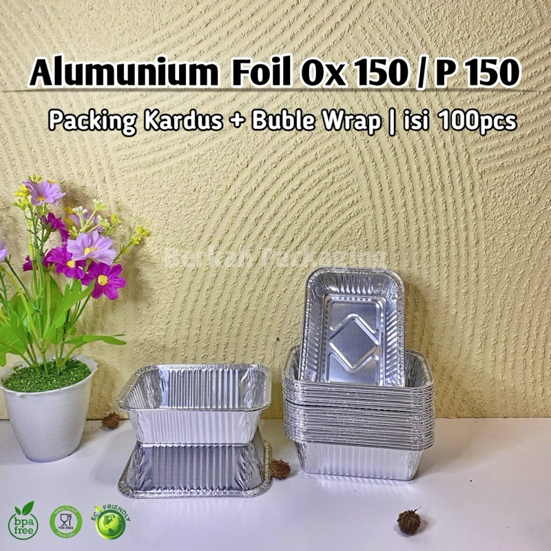 Jual (100PCS) Alumunium Foil OX 150 / P 150Free Buble Warp & Kardus | Shopee Indonesia