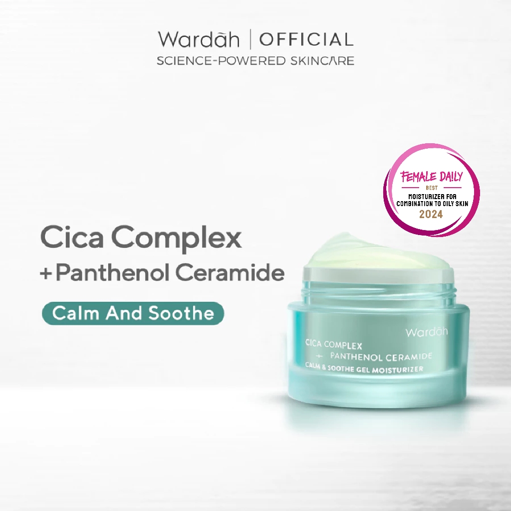 Jual WARDAH Cica Complex + Panthenol Ceramide Calm & Soothe Gel ...