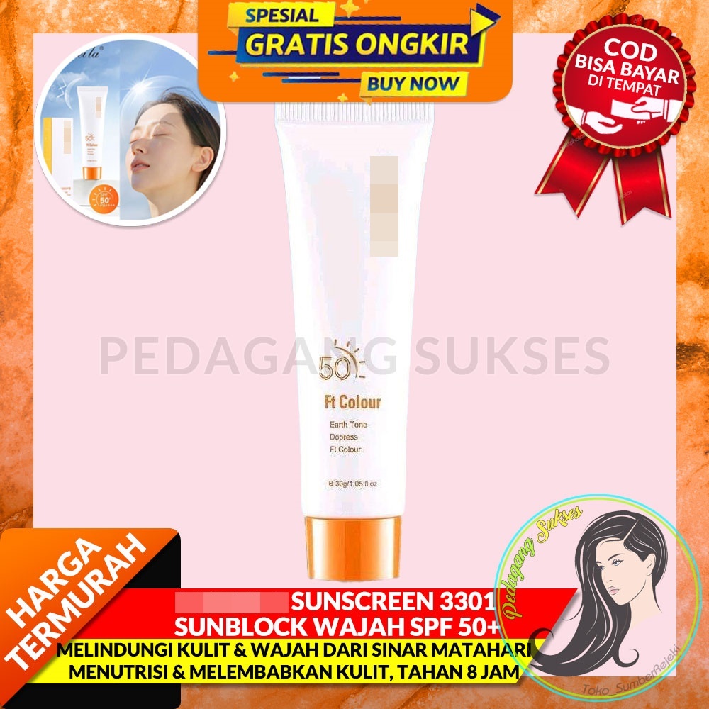 Jual SUNSCREEN SPF 50+ UV PROTECTION HYDRATING CREAM PA+++ TABIR SURYA PERLINDUNGAN SINAR ...