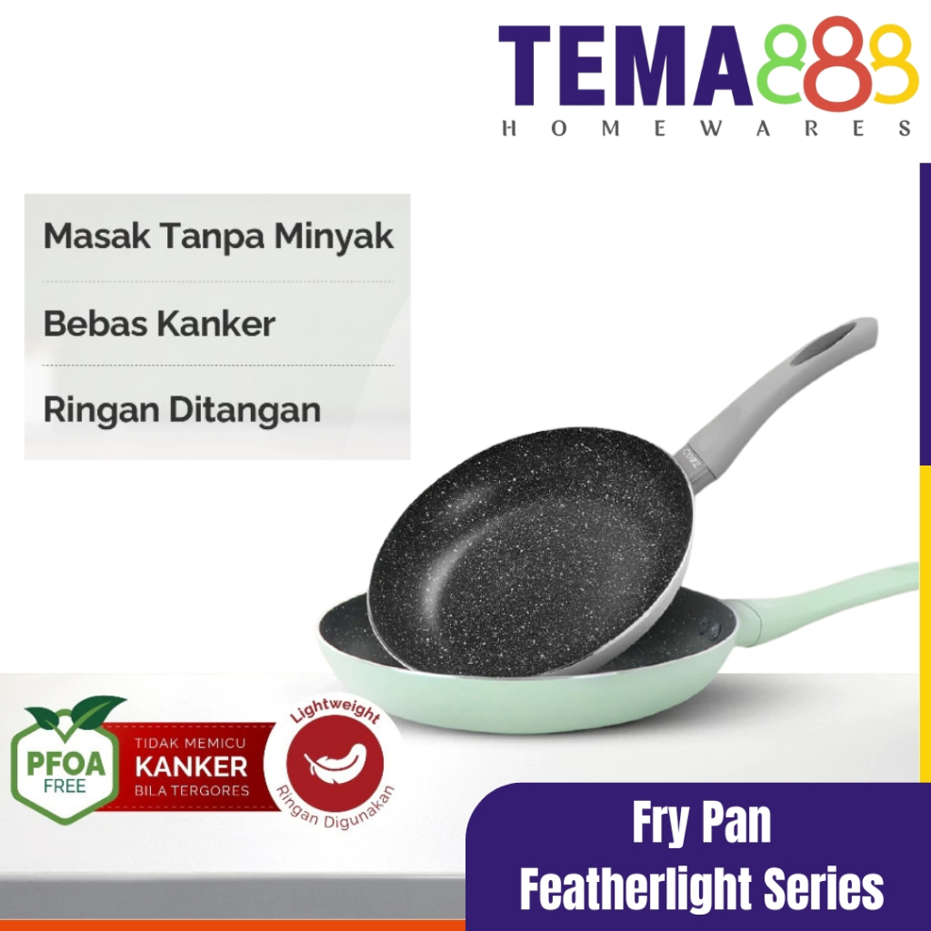 Jual CYPRUZ Fry Pan Wajan Penggorengan Anti Lengket Frying Pan Featherlight Series | Shopee ...
