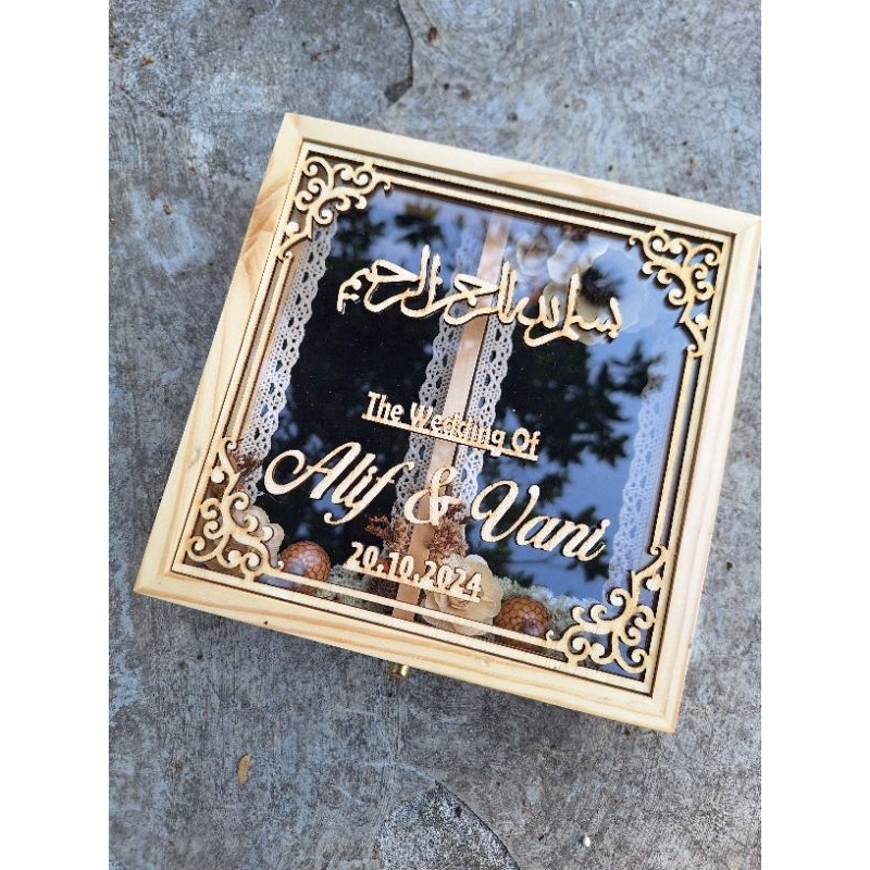 Jual BOX SAJA TANPA HIAS / Box Lamaran 3in1 / Box Rustic / Box ...