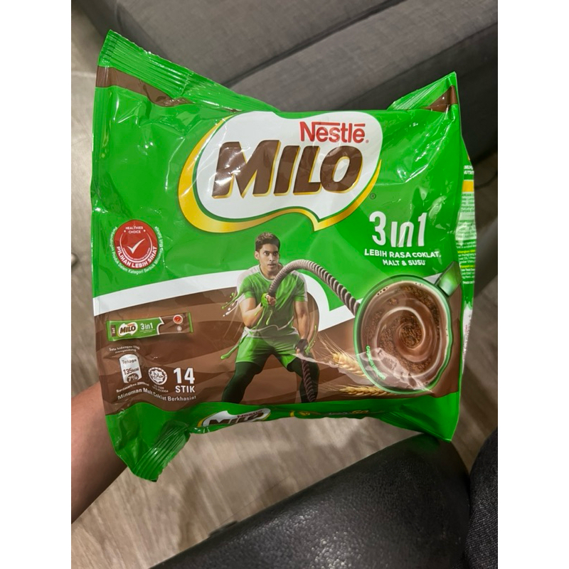 Jual Original Milo Malaysia 3 in 1 isi 14 stick | Shopee Indonesia