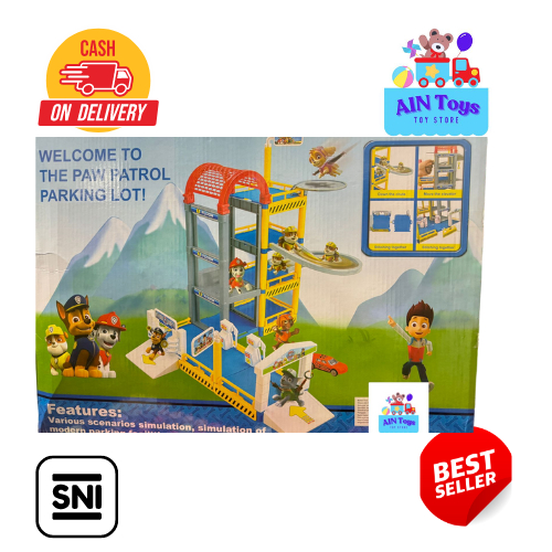 Jual Mainan Dog Paw Patroli Set 5pcs Stasiun Tower | Shopee Indonesia