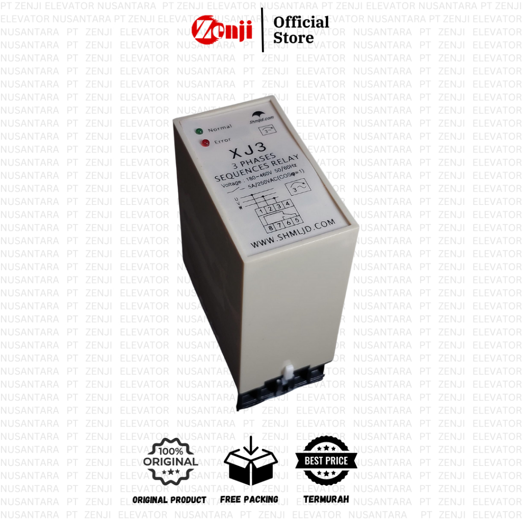 Jual Elevator 3 Phases Sequence Relay XJ 3 / Pengaman Listrik | Shopee Indonesia