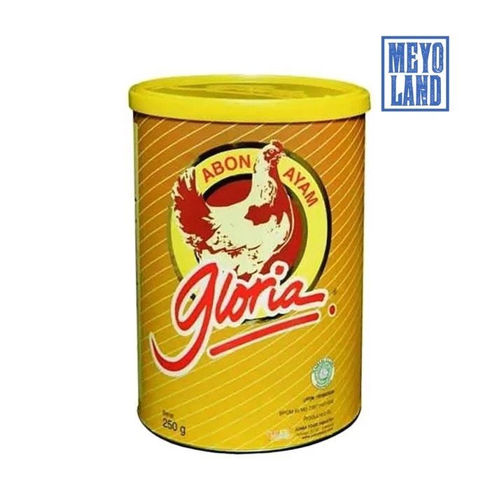 Jual Abon Ayam Sapi Original Gloria 250 gram Daging 250gr Snack Kaleng ...