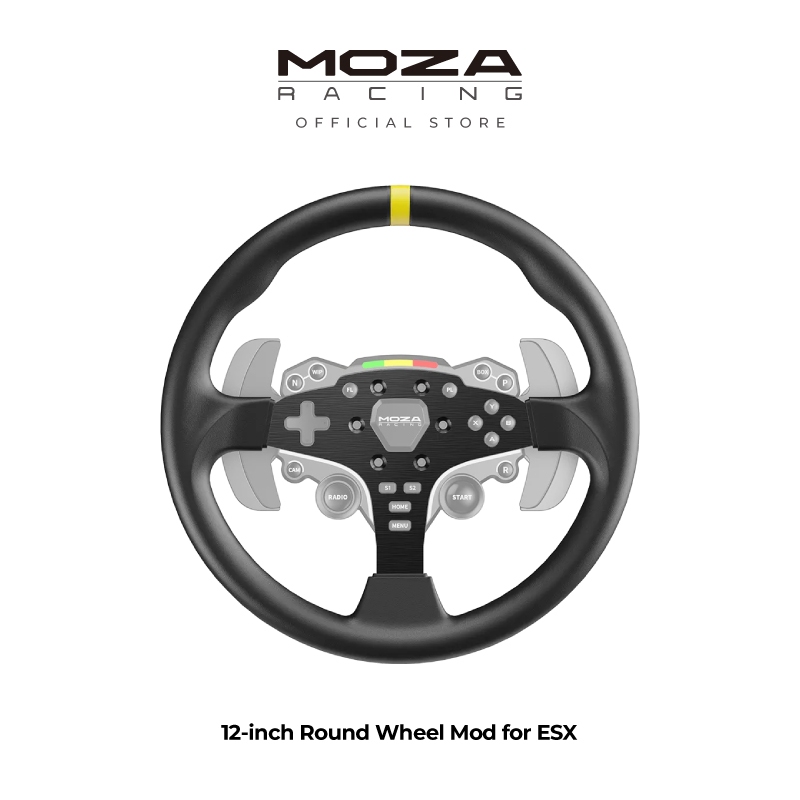 Jual MOZA Racing 12-inch Round Wheel Mod for ESX | Accessories Racing ...