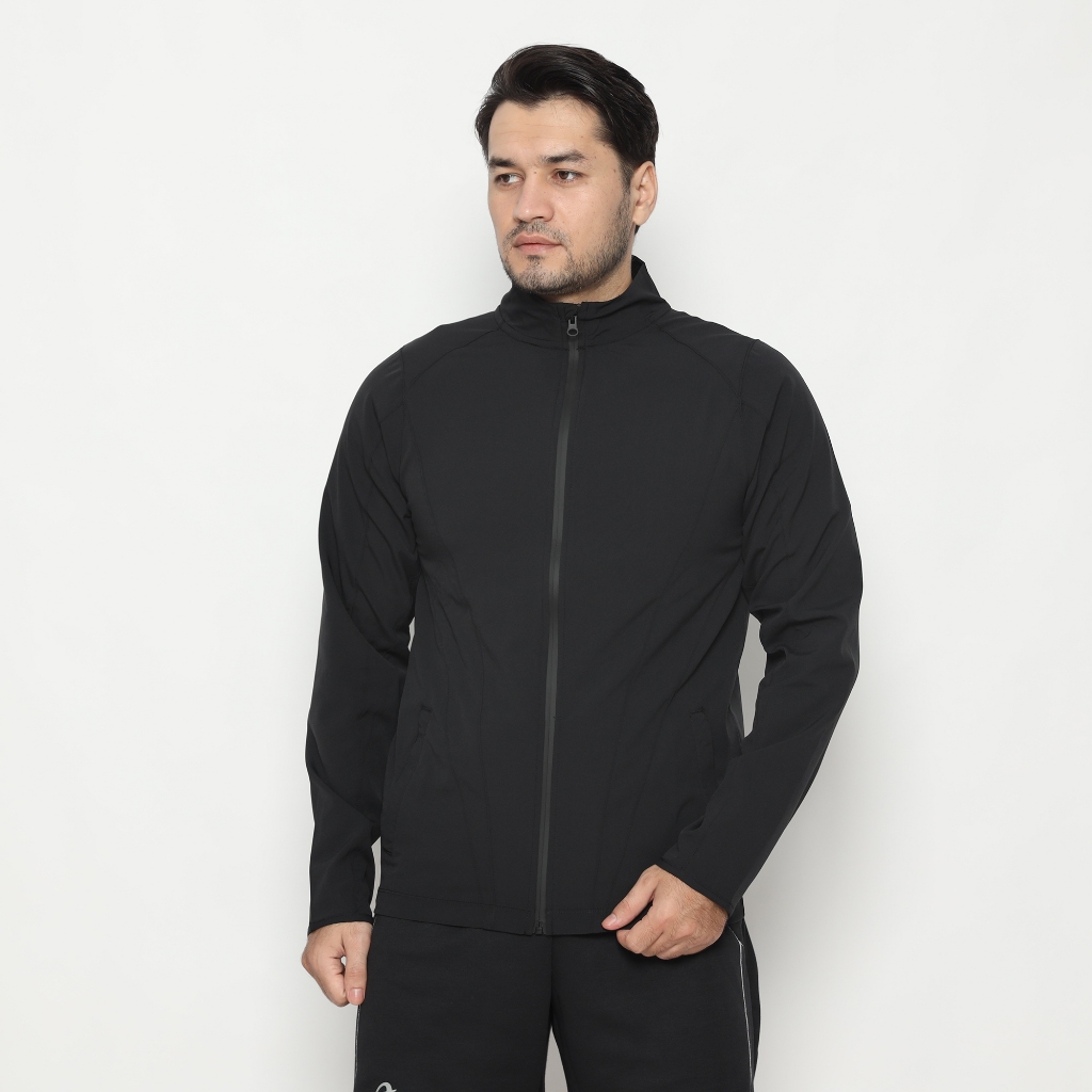 Jual Erspo Windrunner Jacket Black Unisex | Shopee Indonesia