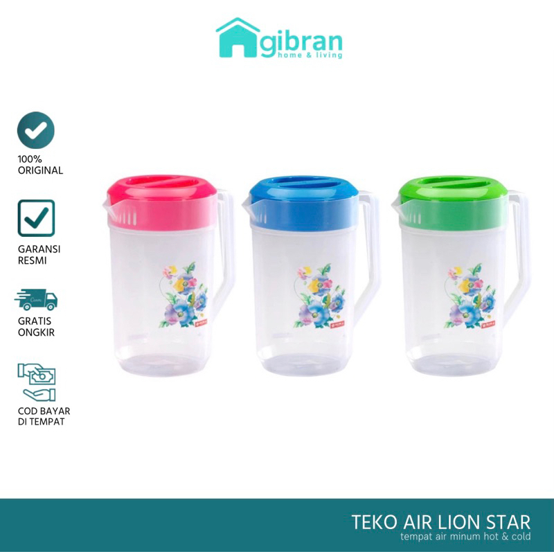Jual TEKO AIR MINUM LION STAR WATER JUG 4,1 L PREMIUM ORIGINAL TERMURAH | Shopee Indonesia
