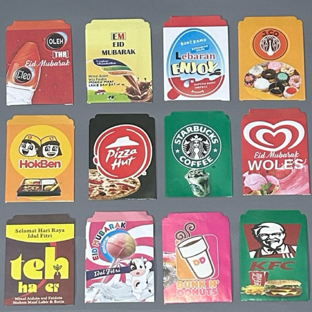 Jual Amplop Lebaran Snack Medium 2025 10pcs | Amplop ATM | Amplop Unik ...