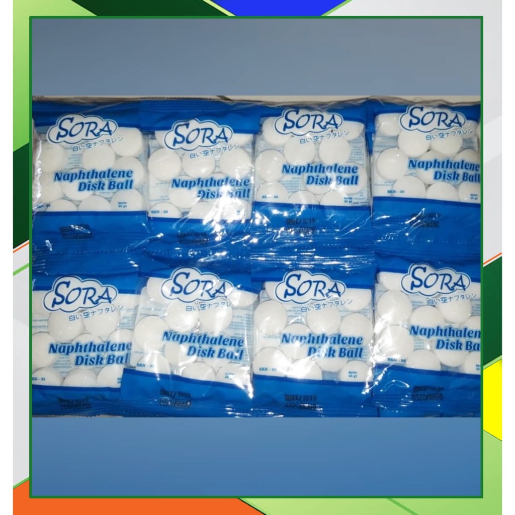 Jual SORA - SKN 35 - Kamper Kapur Barus Renteng - 35 GR | Shopee Indonesia