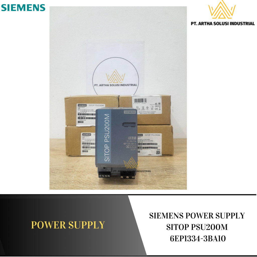 Jual SIEMENS POWER SUPPLY SITOP PSU200M 6EP1334-3BA10 | Shopee Indonesia