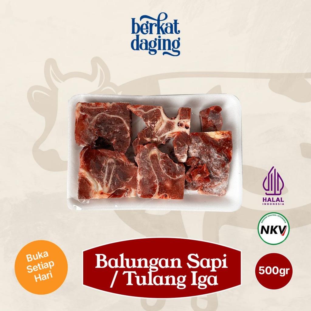 Jual Balungan Sapi / Tulangan Iga Gondrong Daging 500gr - Beef Import ...