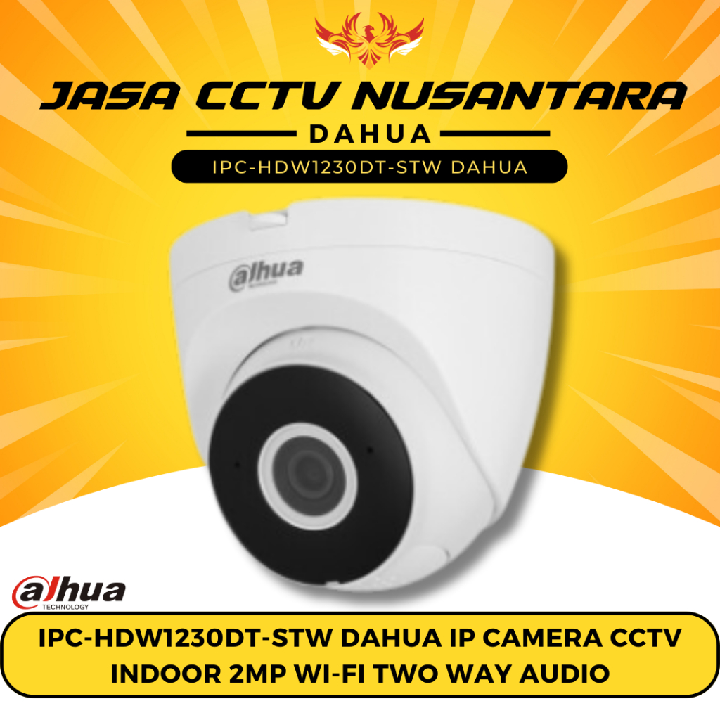 Jual IPC-HDW1230DT-STW Dahua IP Camera CCTV Indoor 2MP Wi-Fi Two Way ...