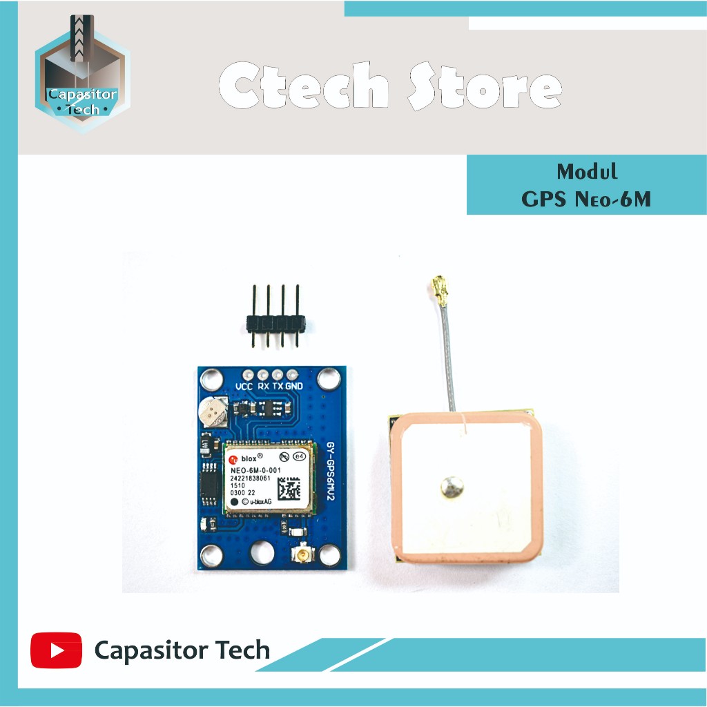 Jual GPS Ublox NEO-6M with EEPROM & Antenna Module | Shopee Indonesia