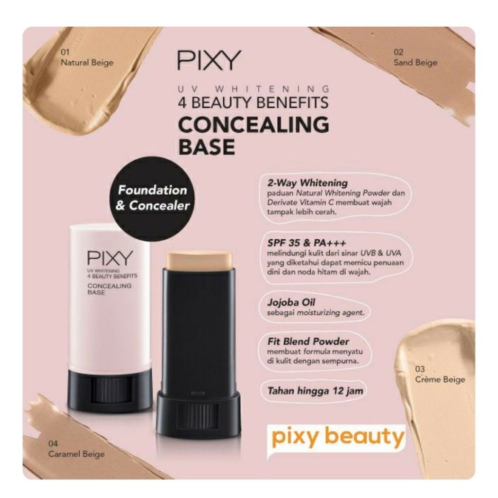 Jual PIXY - Concealing Base (9ml) | Shopee Indonesia