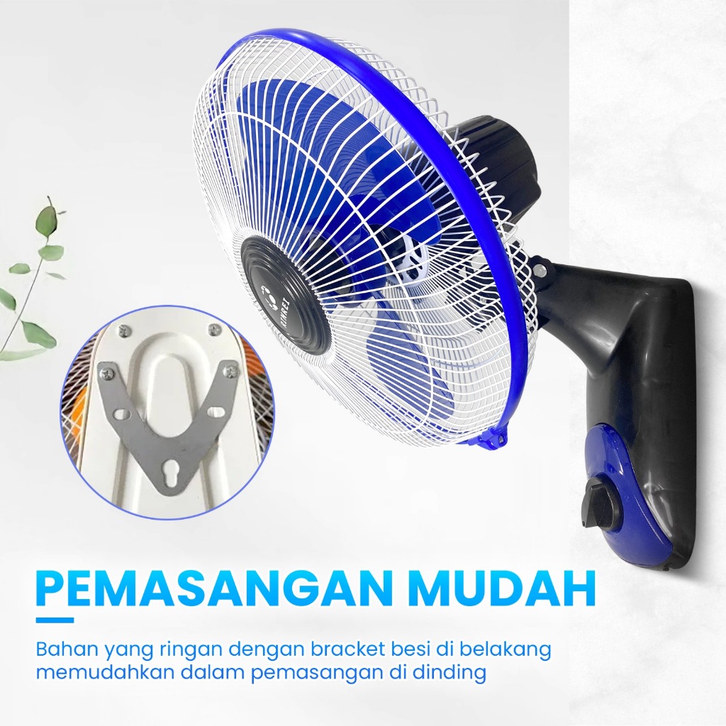 Jual KIPAS ANGIN DINDING Rinrei 12 INCH &16 INCH/Kipas Angin Tempel ...