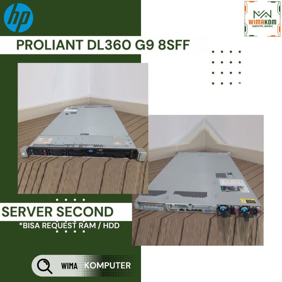 Jual HP DL360 G9 1U 2,5" HDD bay VGA front Panel Server BERGARANSI | Shopee Indonesia