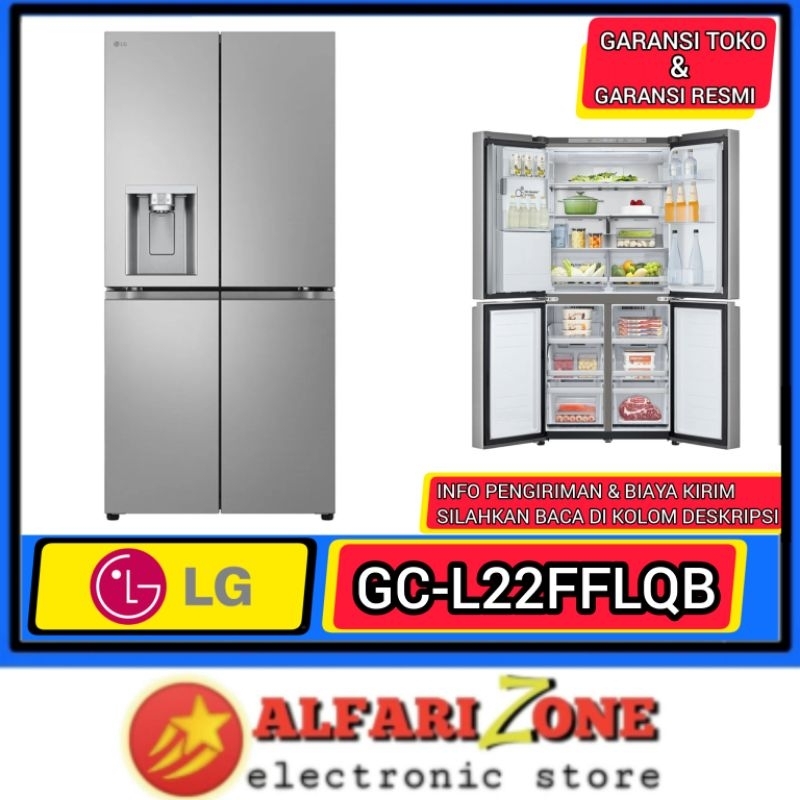 Jual Kulkas LG 4 Pintu multidoor 570L inverter linear GCL22FFLQB GC-L22FFLQ | Shopee Indonesia