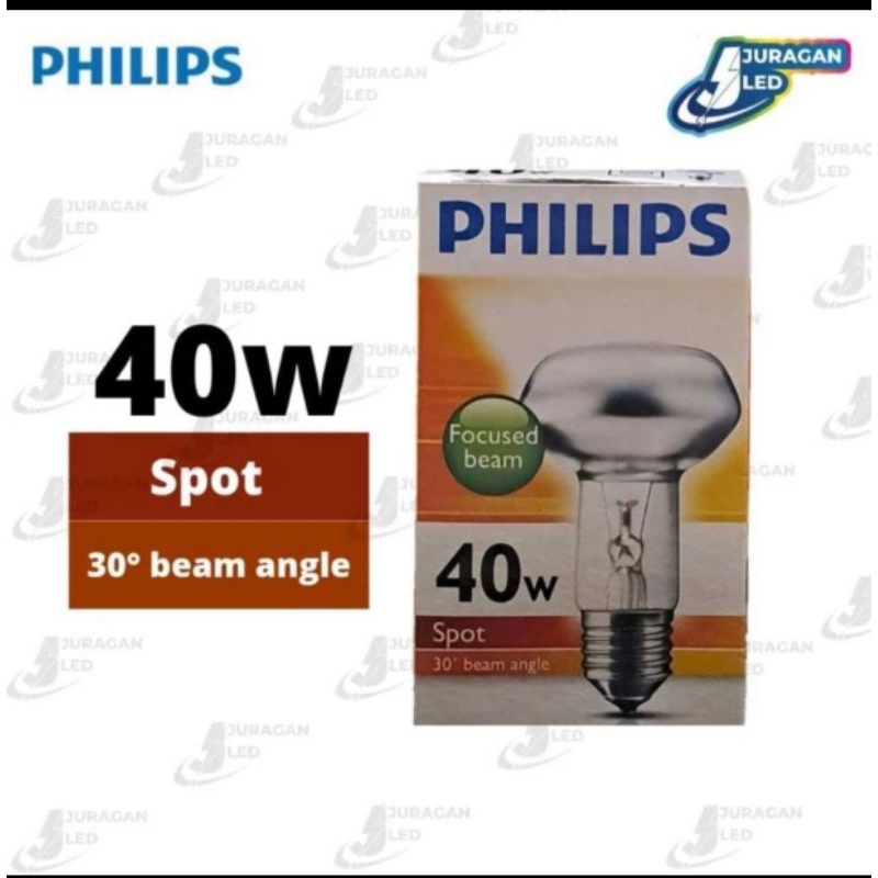 Jual lampu Philips spot NR 63 40 watt lampu pijar pemanas lampu chiken | Shopee Indonesia