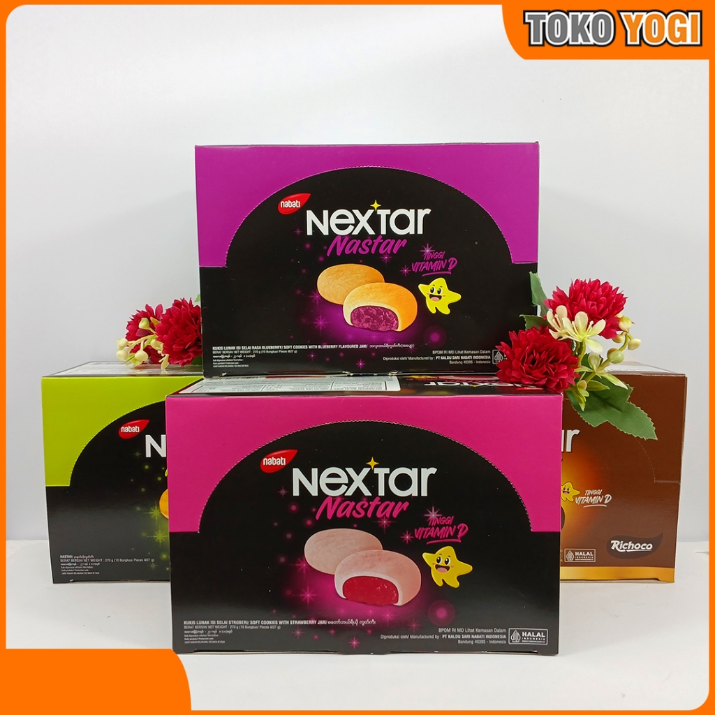 Jual NEXTAR NASTAR DAN BROWNIES BOX 270g VARIAN || KUKIS LUNAK ISI ...
